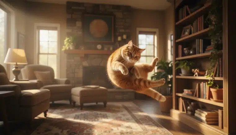 Pourquoi les chats retombent-ils toujours sur leurs pattes — même ...