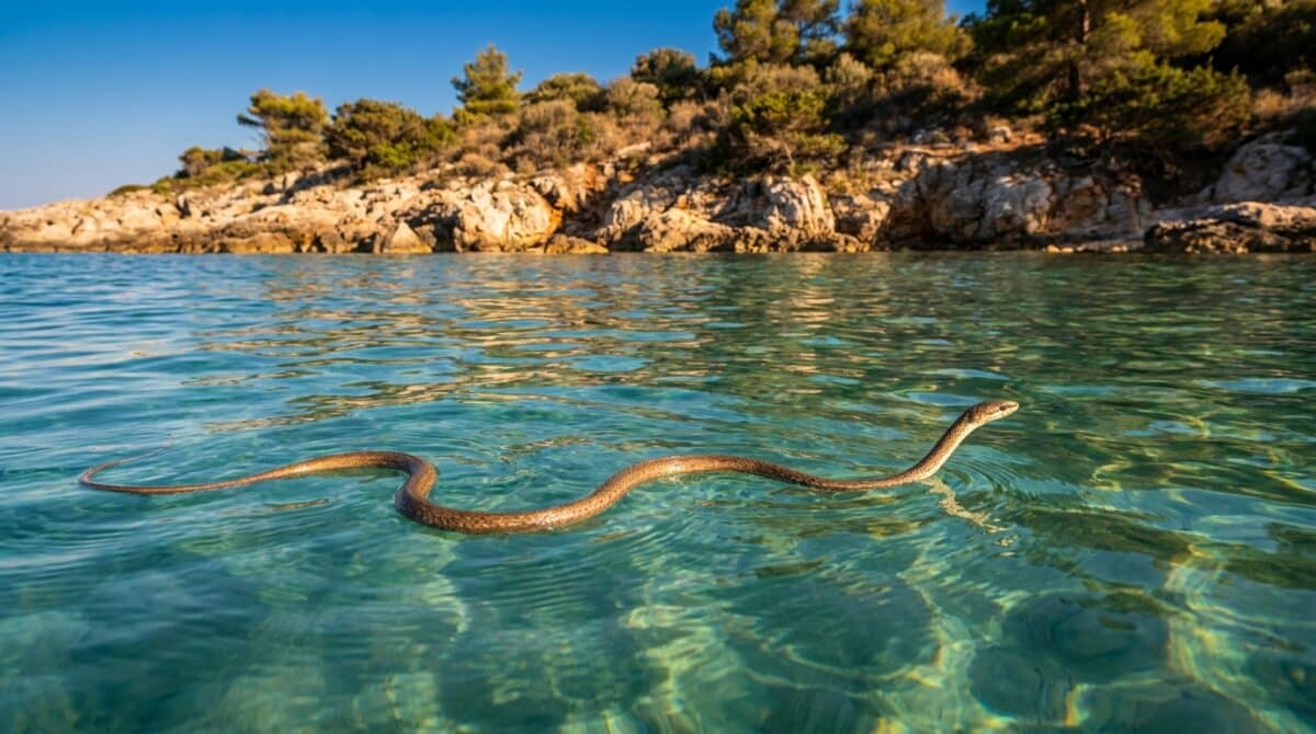 Ces serpents de 2 mètres nagent en pleine mer sur cette île adorée des ...